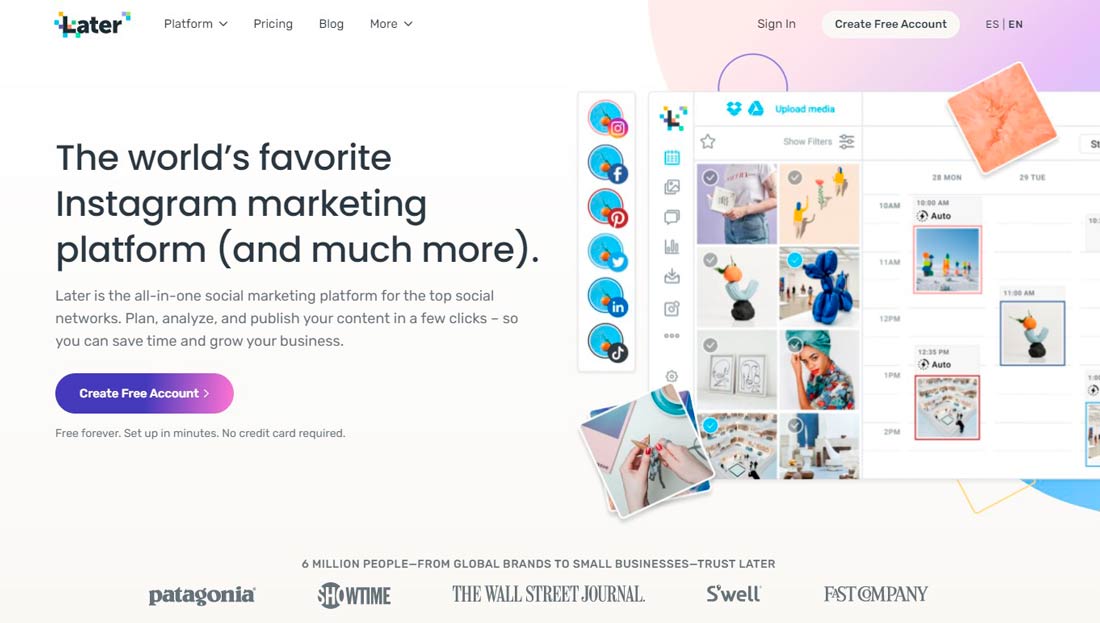 Aplicaciones para programar Instagram gratis - Nufede